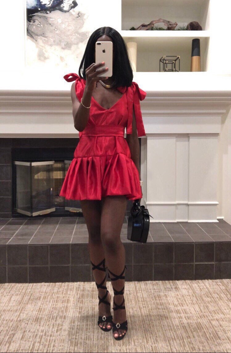 Satin Mini Pleated Dress, Satin Date Night Dress With Adjustable Straps ...