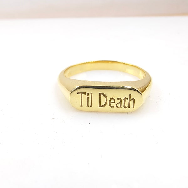 Until Death Ring - Etsy
