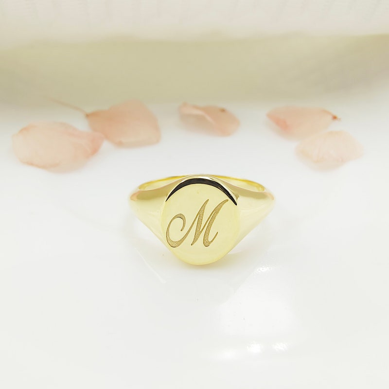 Custom Initial Ring - Etsy