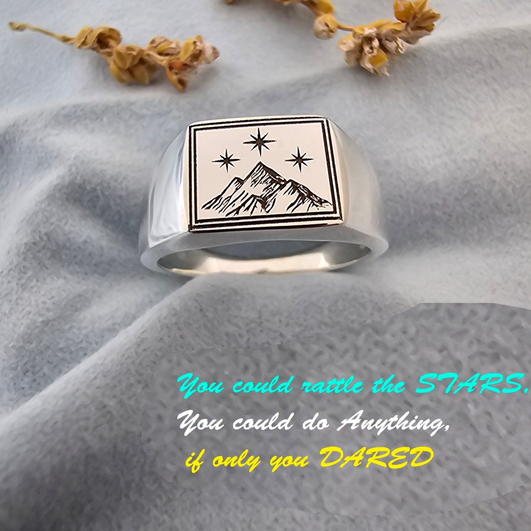 Night Court ACOTAR Signet Ring | Bookish Jewelry | Velaris Ring ...