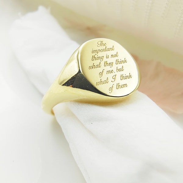 Quote Rings - Etsy