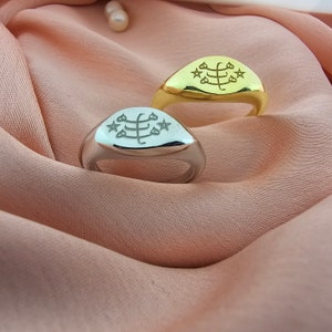 Baha'i Ring | Baha'i Jewelry| Nine Pointed Star | Ring of Declaration ...