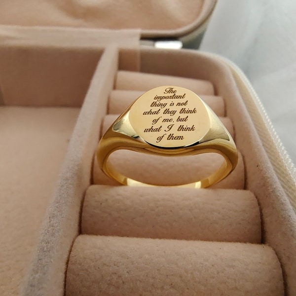 Quote Rings - Etsy