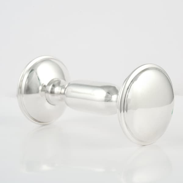 Silver Rattle - Etsy