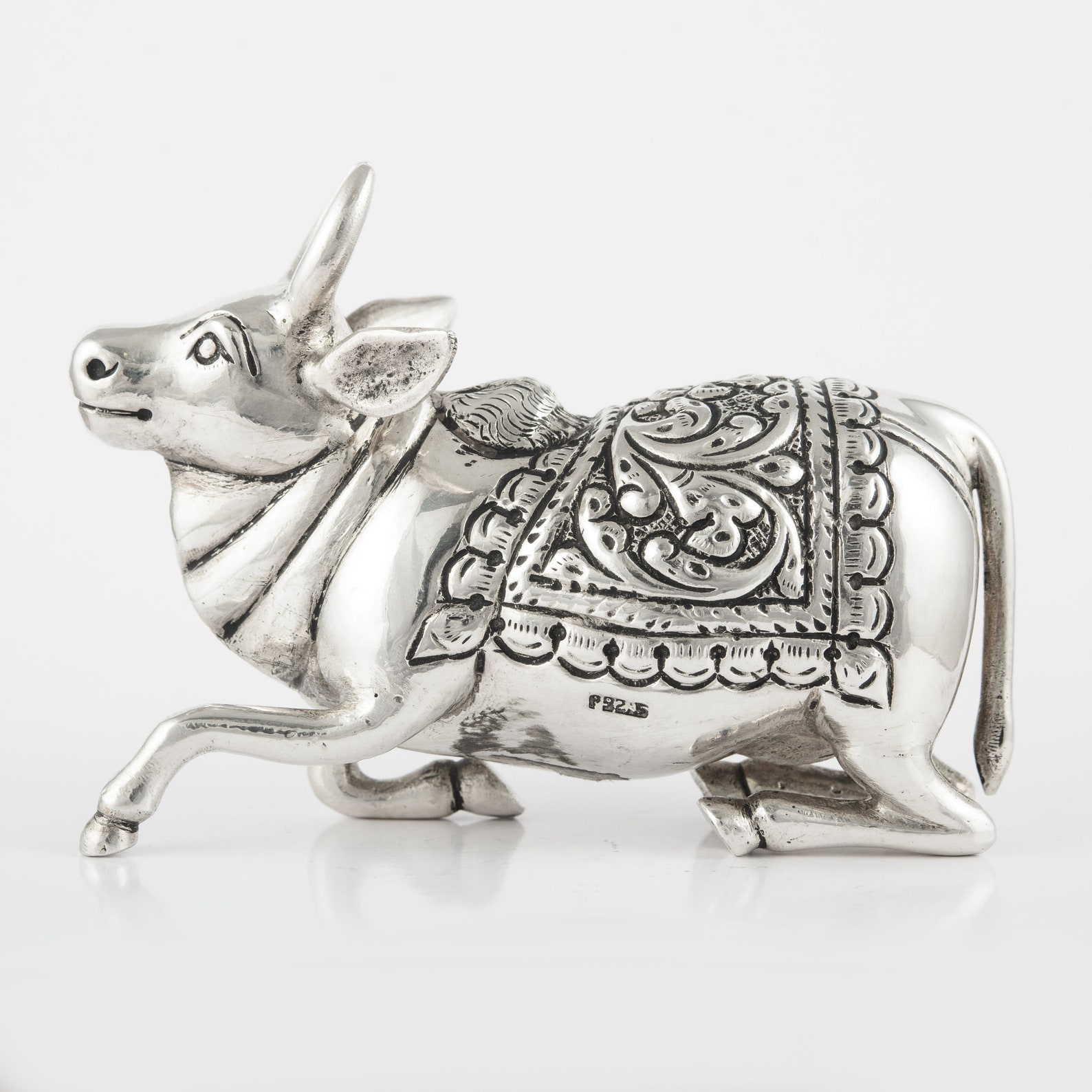 Lord Shiva Vahan Nandi Maharaj 925 Sterling Silver Kamdhenu - Etsy