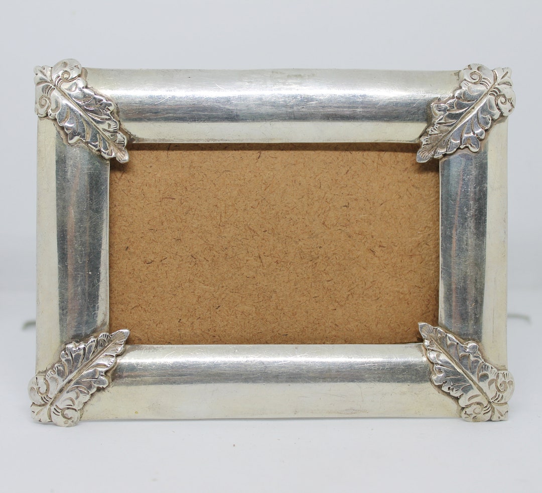 Pure Silver Photo Picture Frame,free Engraving,personalized,9 Cm X 12 ...