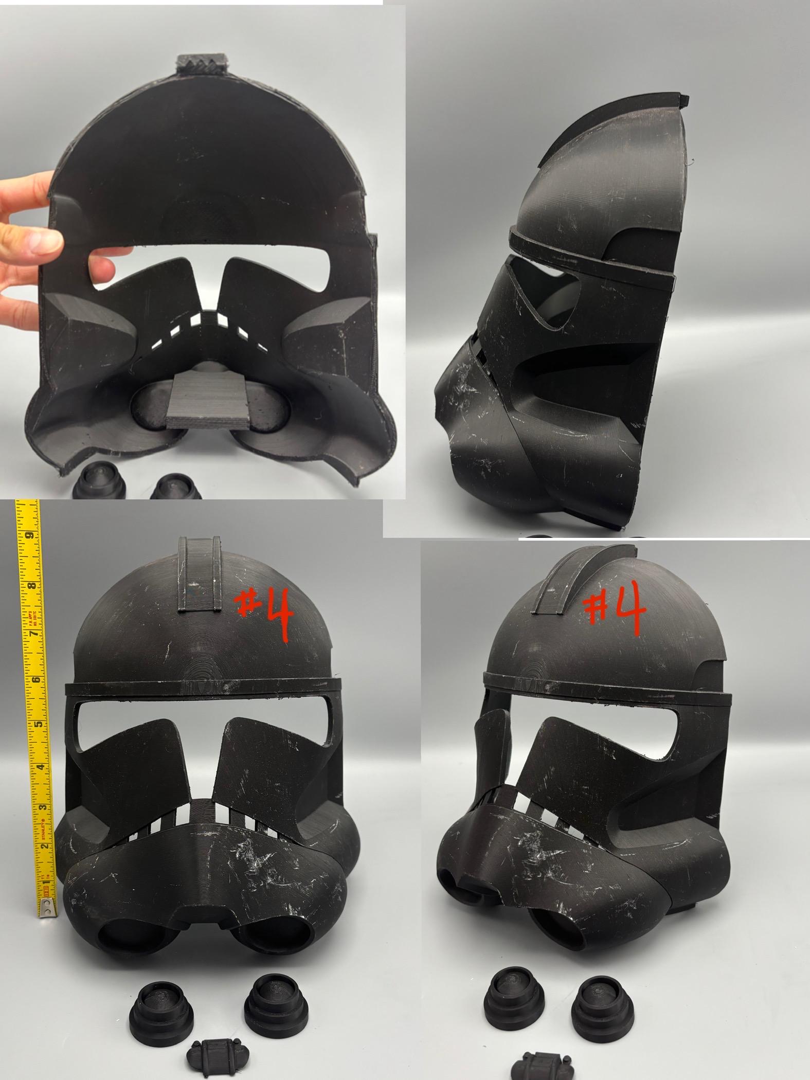 B Grade DIY Helmet - 3D Printed/resin Unique Star Wars Helmets - the ...