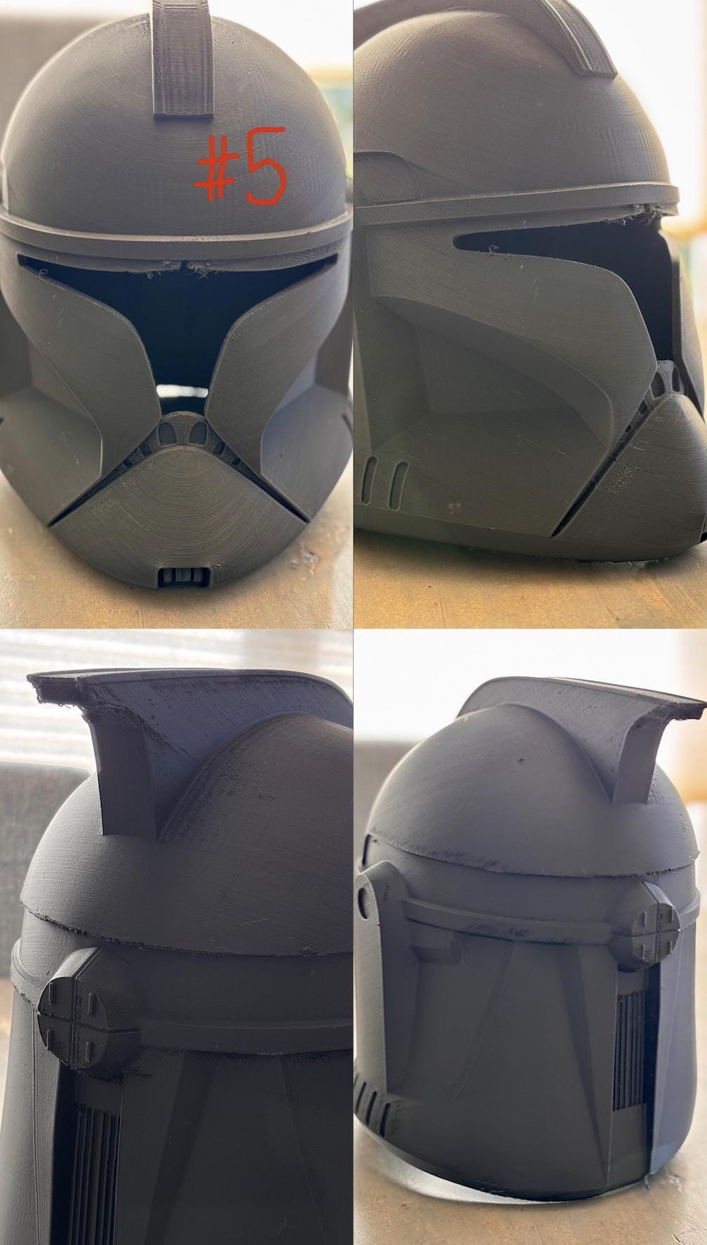 B Grade DIY Helmet - 3D Printed/resin Unique Star Wars Helmets - the ...