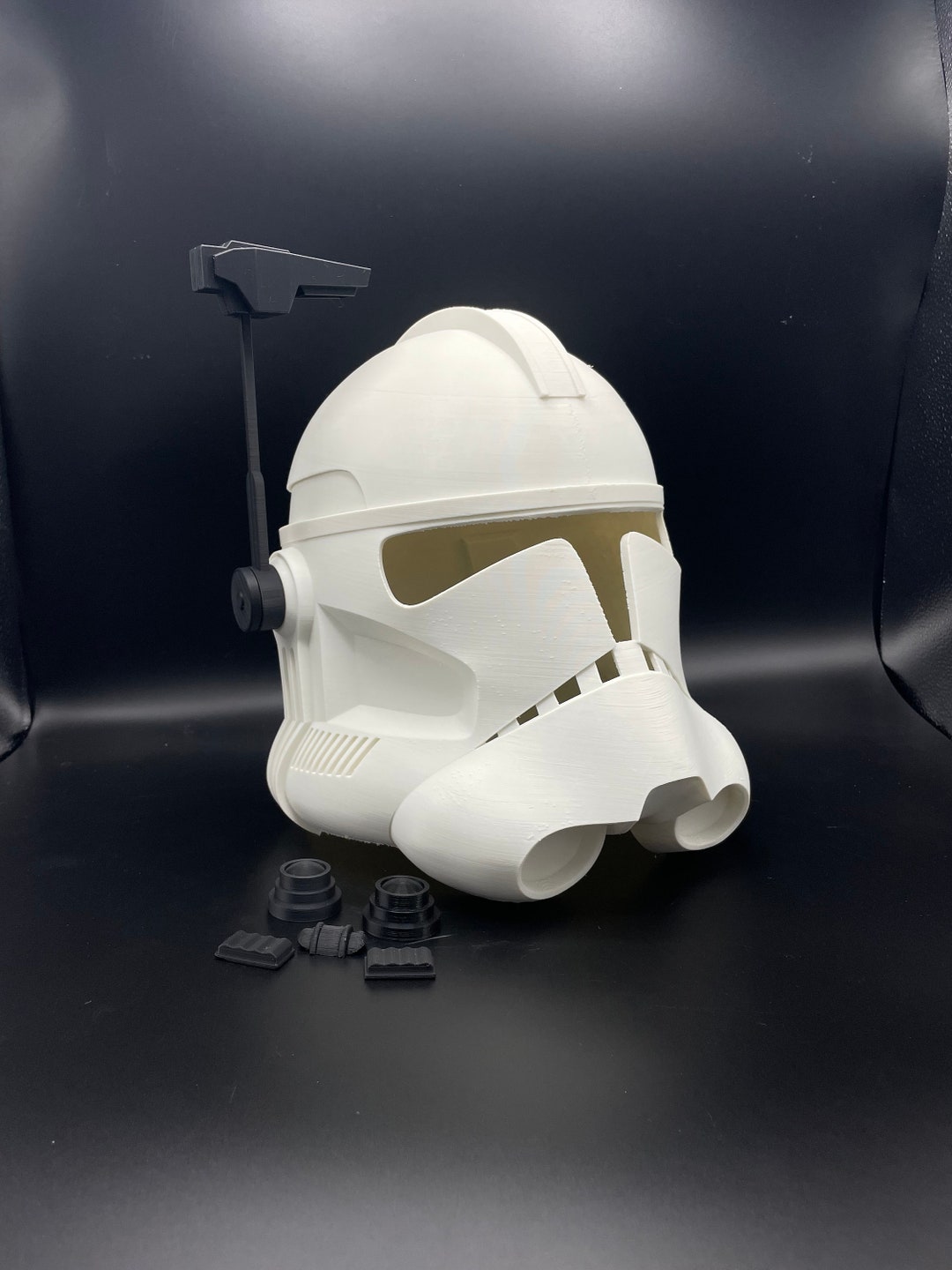 DIY Clone Trooper Fives Helmet Phase 2 Plastic 3D Printed Parts ...