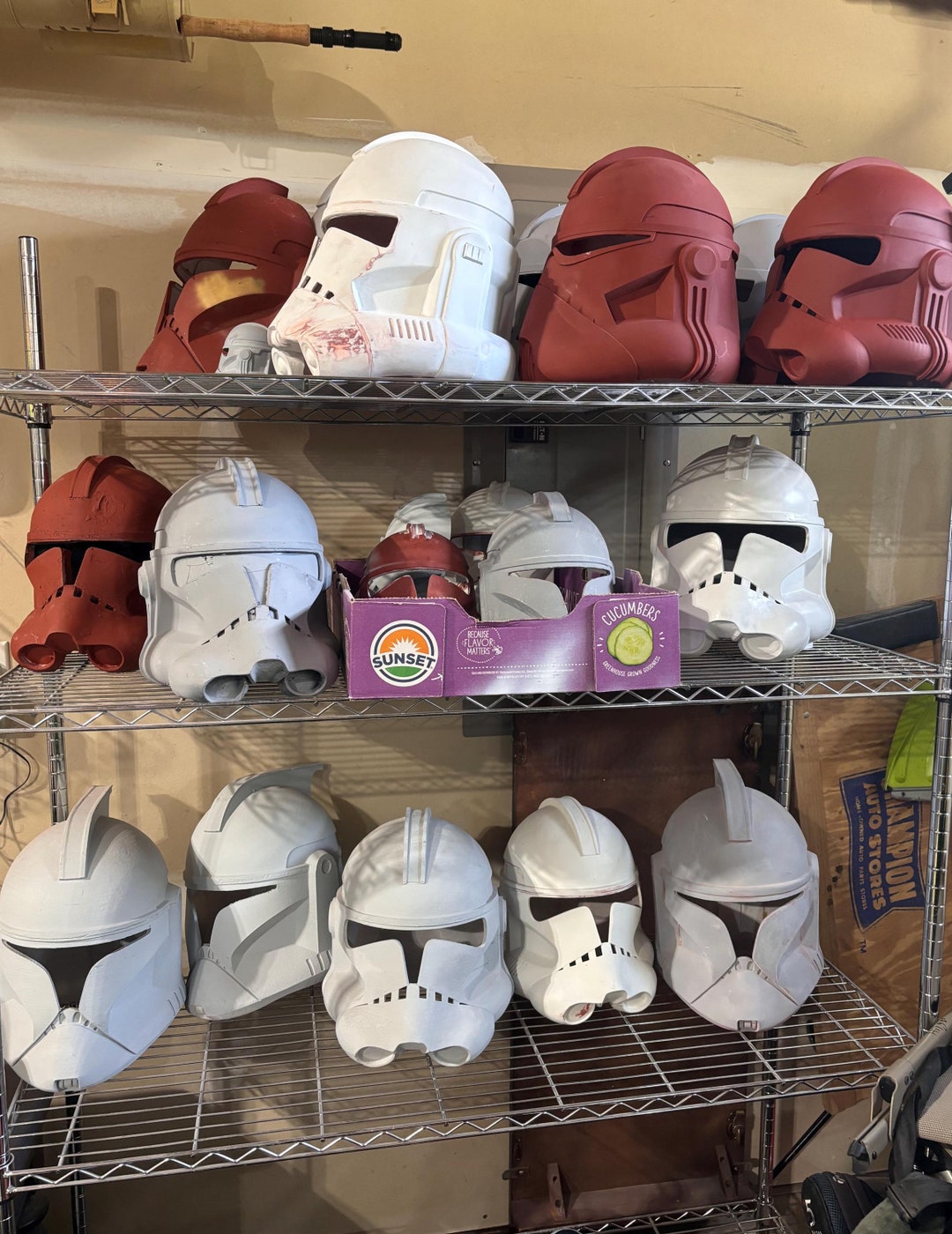 B Grade DIY Helmet - 3D Printed/resin Unique Star Wars Helmets - the ...