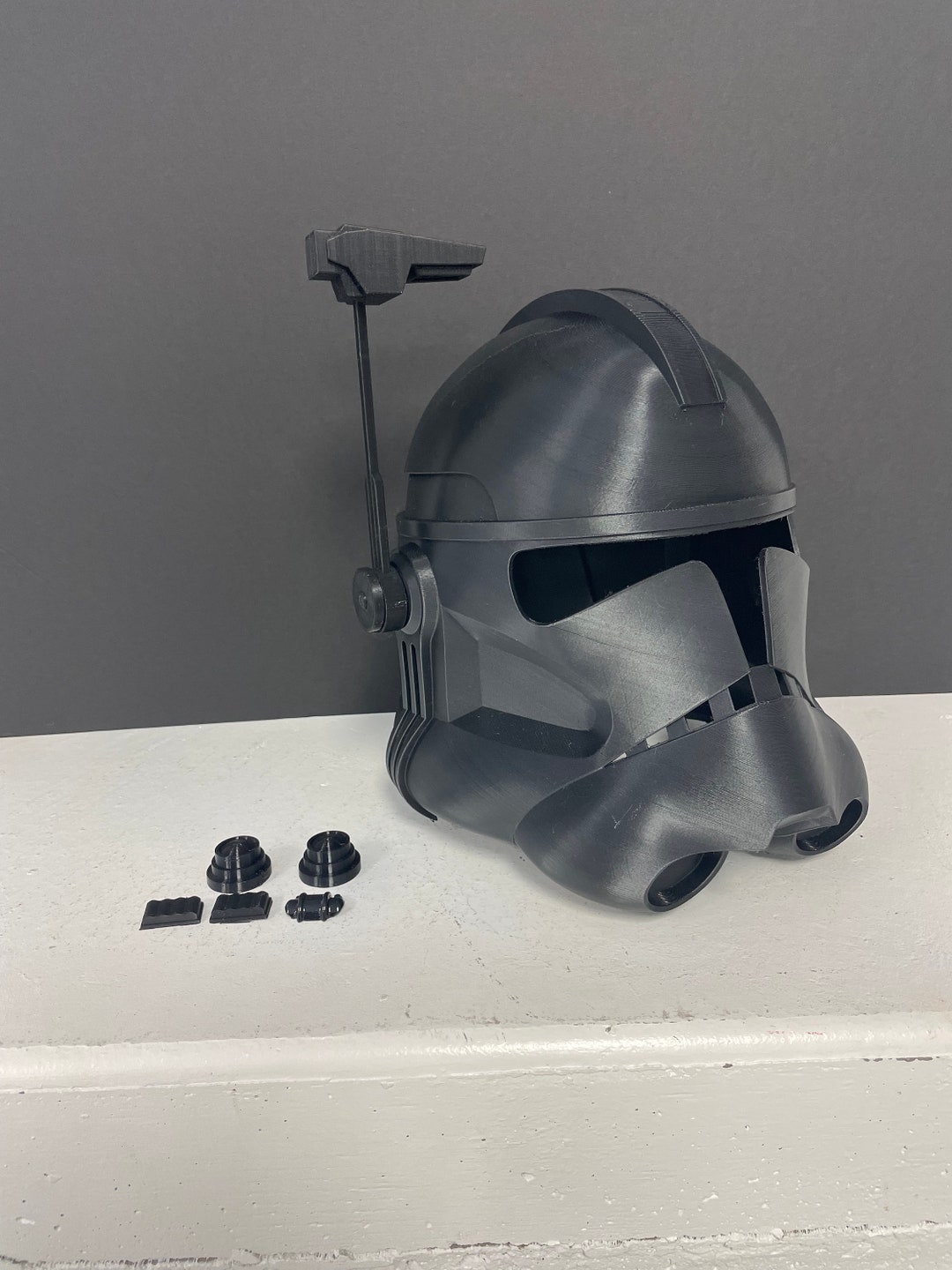 DIY Clone Trooper Fives Helmet Phase 2 Plastic 3D Printed Parts Create ...