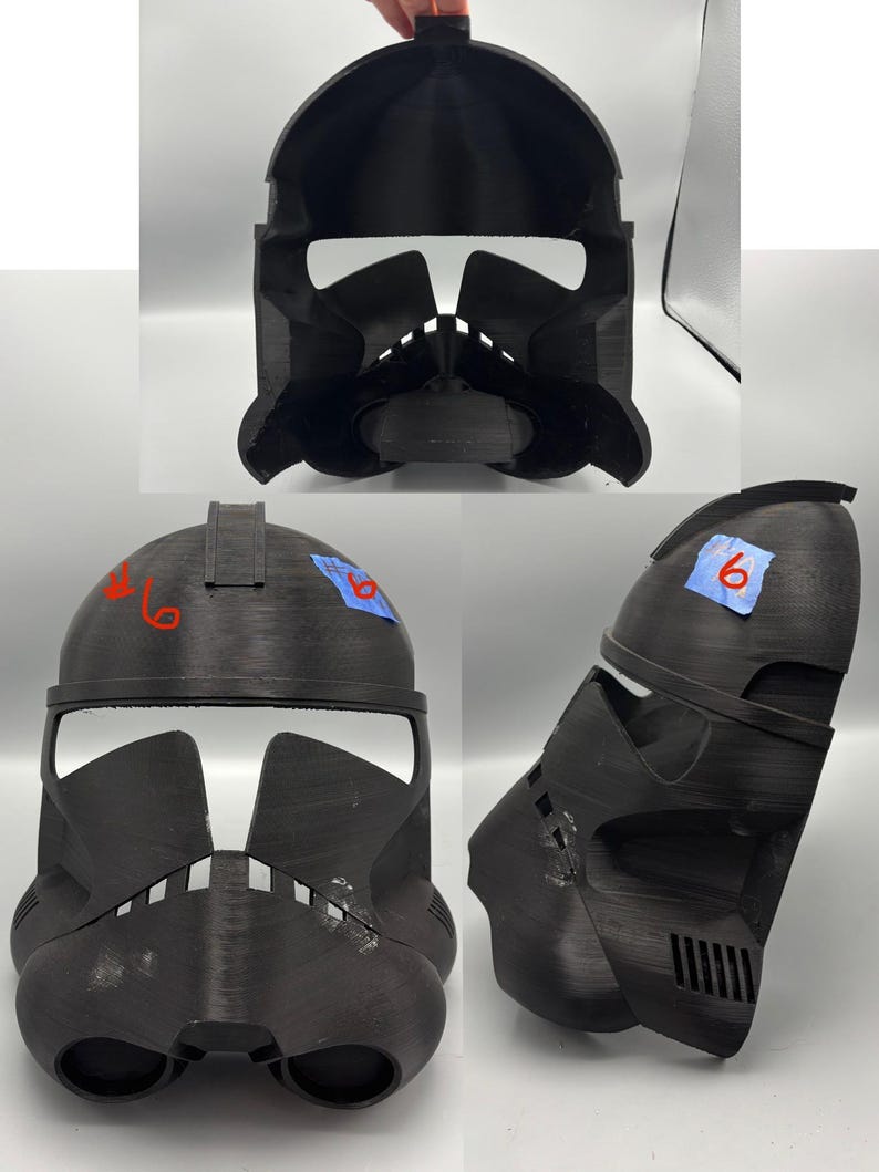 B Grade DIY Helmet - 3D Printed/resin Unique Star Wars Helmets - the ...