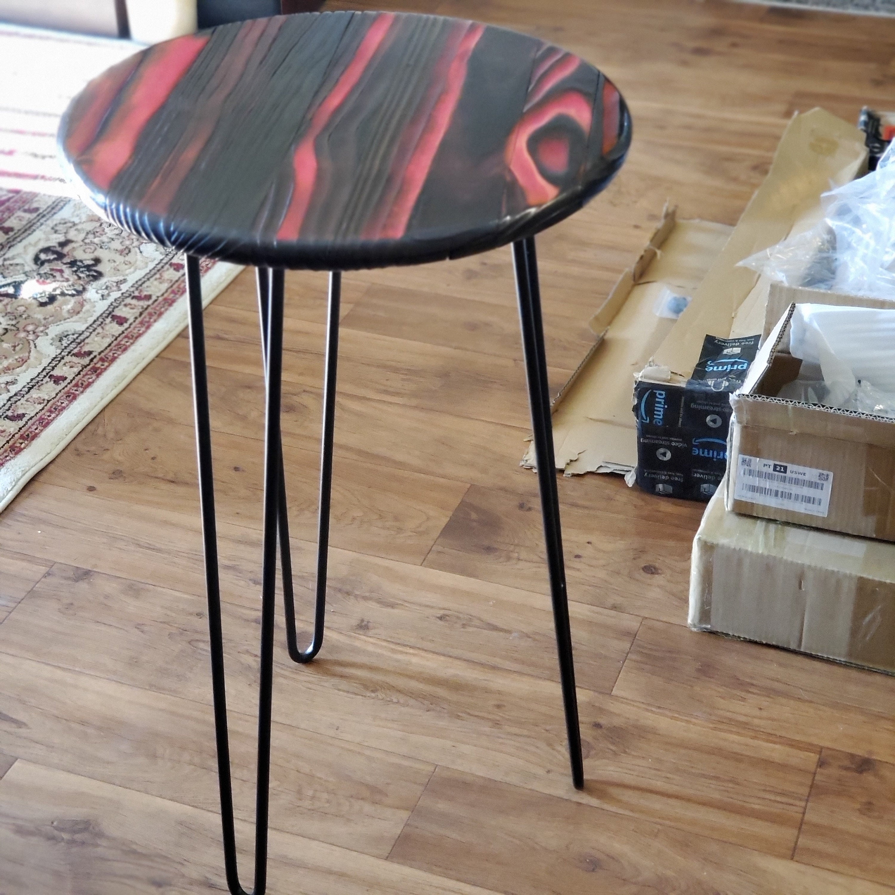 Soldhandmade Shou Sugi Ban Accent Tables - Etsy