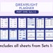 Dreamlight Valley Planner Sets 1-5 Guide Tracker Base Game Only ...