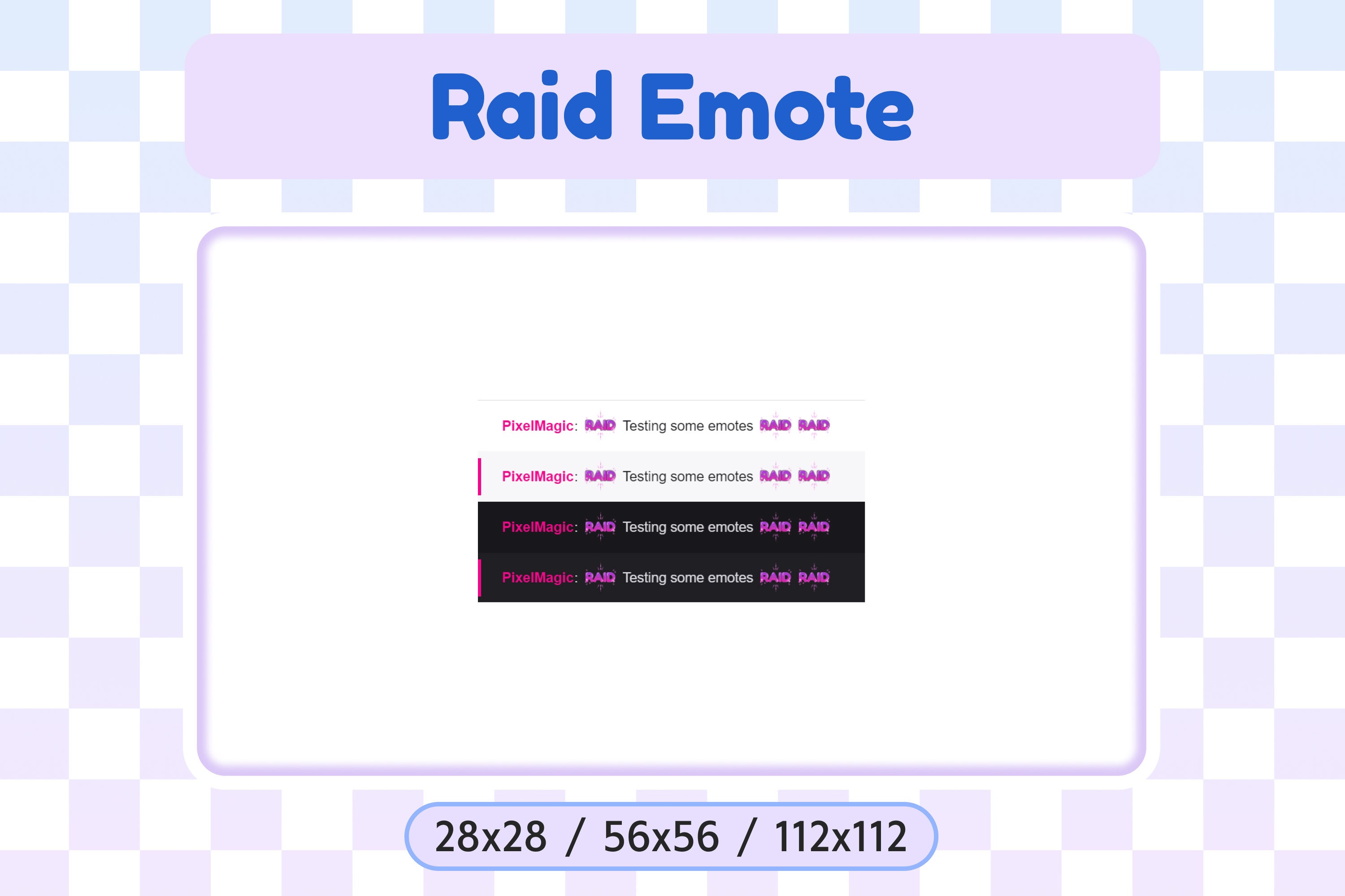 Twitch Emote | Raid | Streamer Discord Chat - Etsy