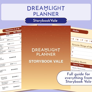 Dreamlight Valley Storybook Vale Planner - Full Guide for DLC ...