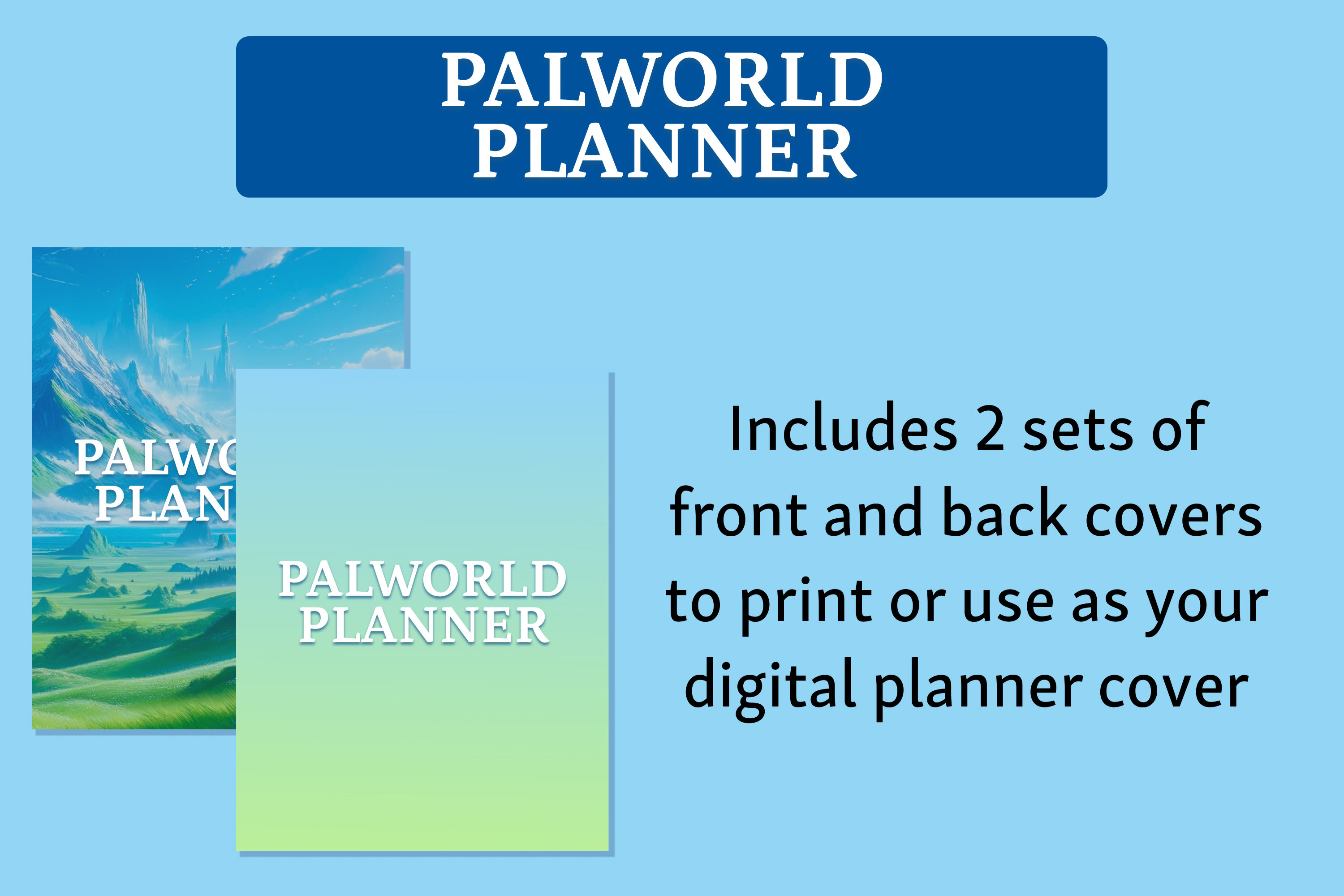 Palworld Planner - Paldeck Entry Guide | Goodnotes Template | Printable ...