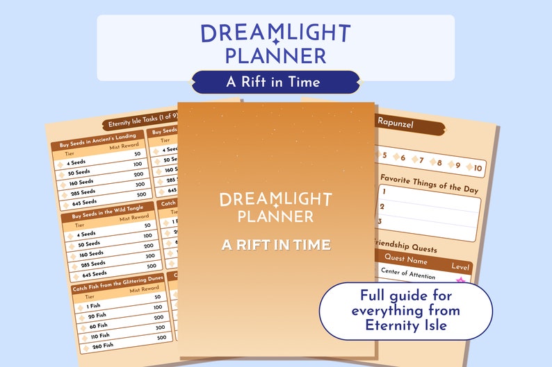 Dreamlight Valley: A Rift in Time Planner - Eternity Isle Guide ...