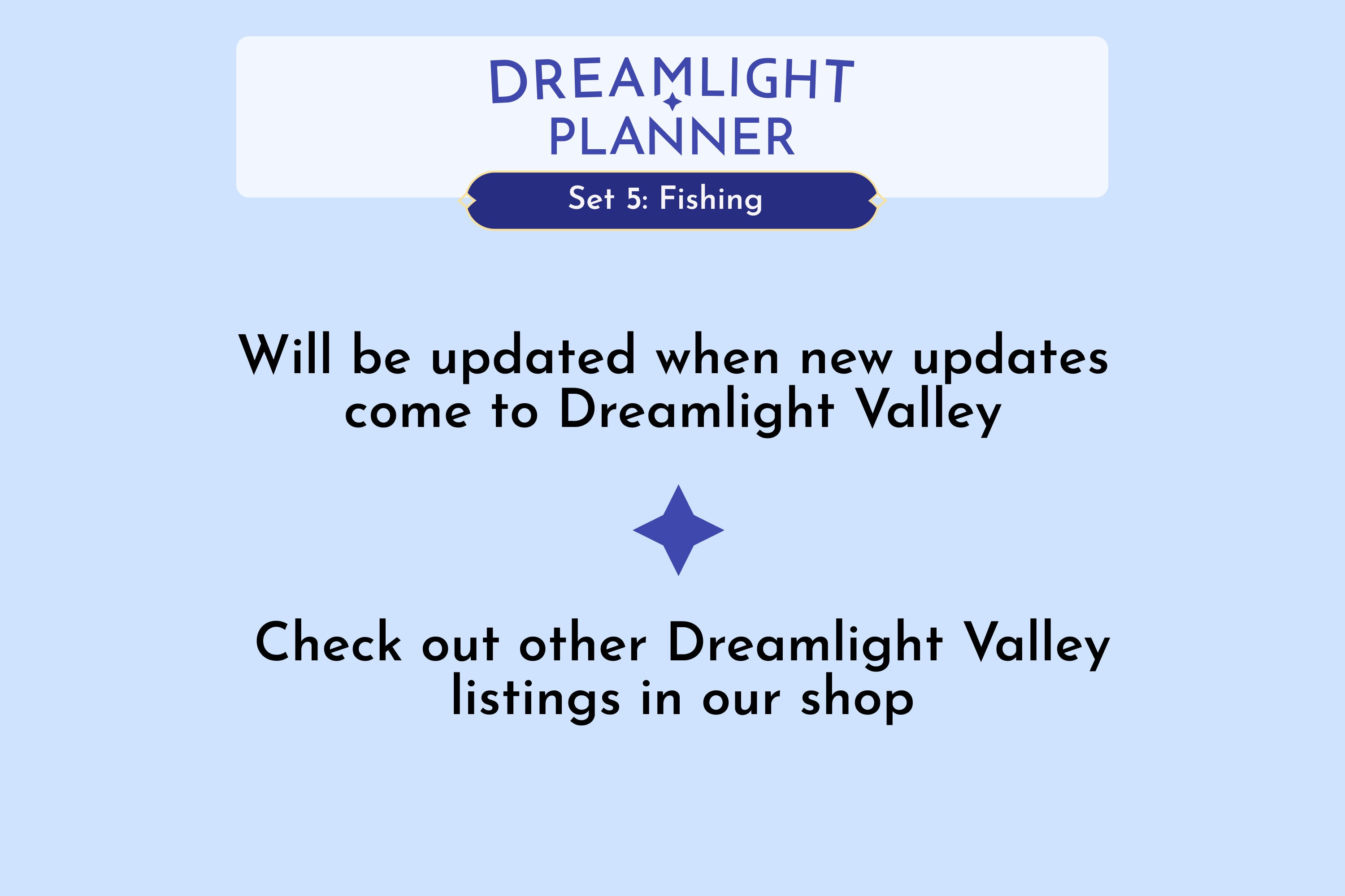 Dreamlight Valley Planner - Set 5 Fishing Guide Tracker | Goodnotes ...