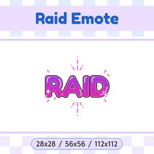Twitch Emote | Raid | Streamer Discord Chat - Etsy