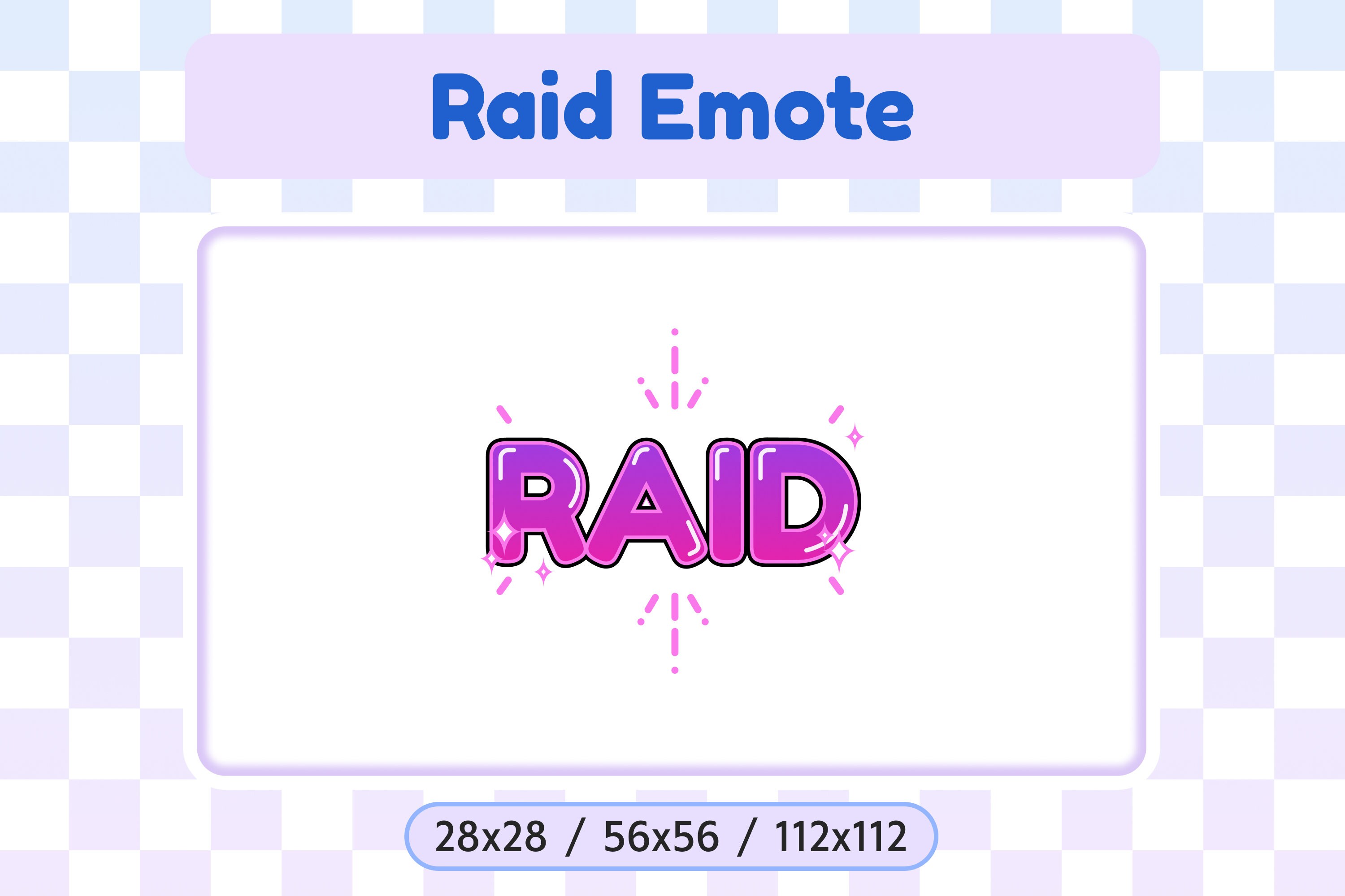 Twitch Emote | Raid | Streamer Discord Chat - Etsy