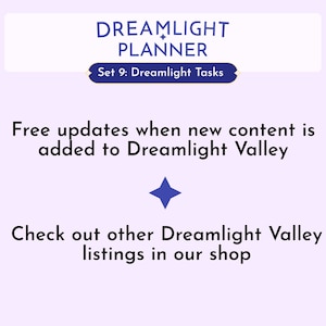 Dreamlight Valley Planner - Set 9 Dreamlight Tasks | Achievements Guide ...