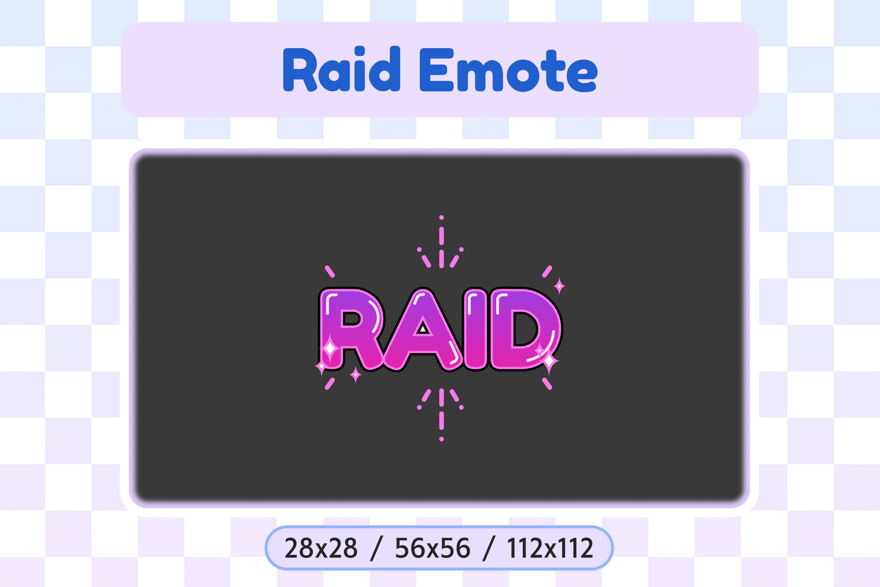 Twitch Emote | Raid | Streamer Discord Chat - Etsy