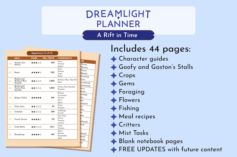 Dreamlight Valley: A Rift in Time Planner - Eternity Isle Guide ...