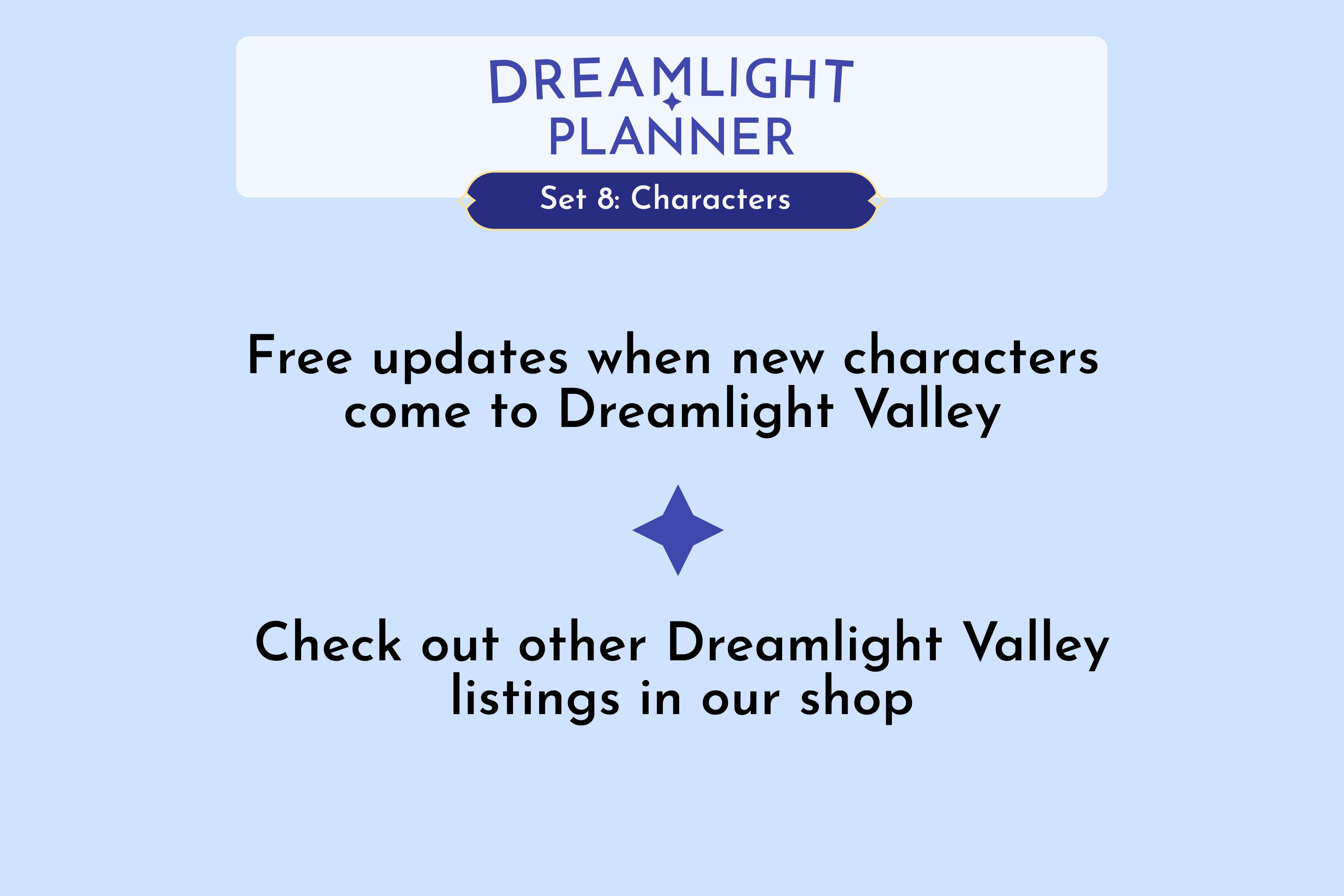 Dreamlight Valley Planner - Set 8 Characters | Leveling + Gifts Guide ...