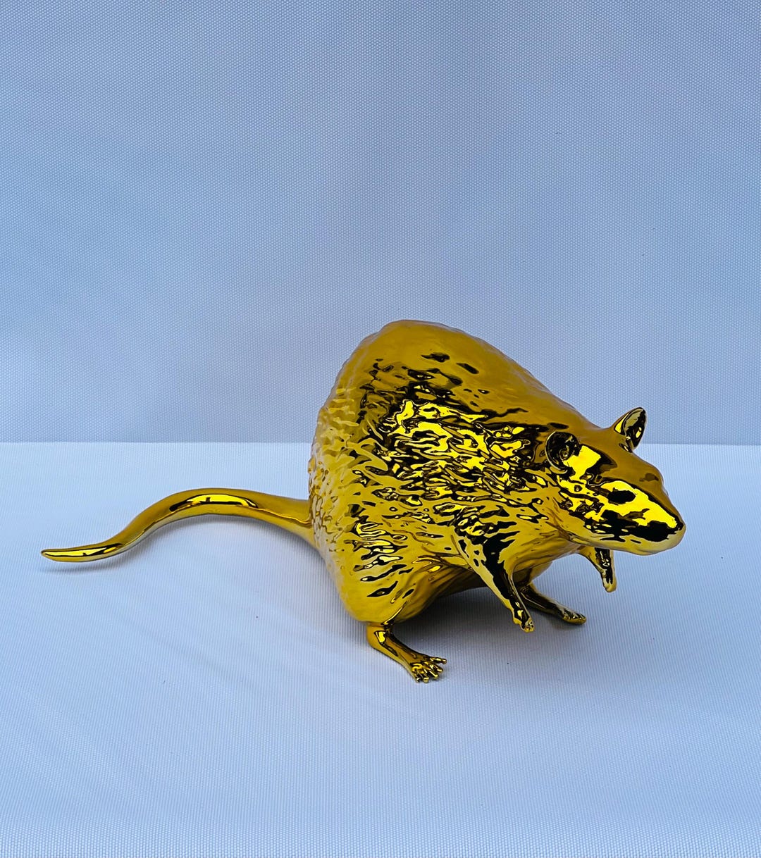 Rat, Rat Statue, Rat Figure, Golden Rat, Statue, Figurines, Home Decor ...