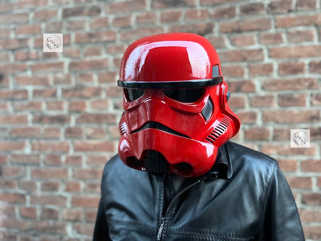 Red Helmet stormtrooper, Helmet, Man Helmet, Helmet Design, Helmet Star ...