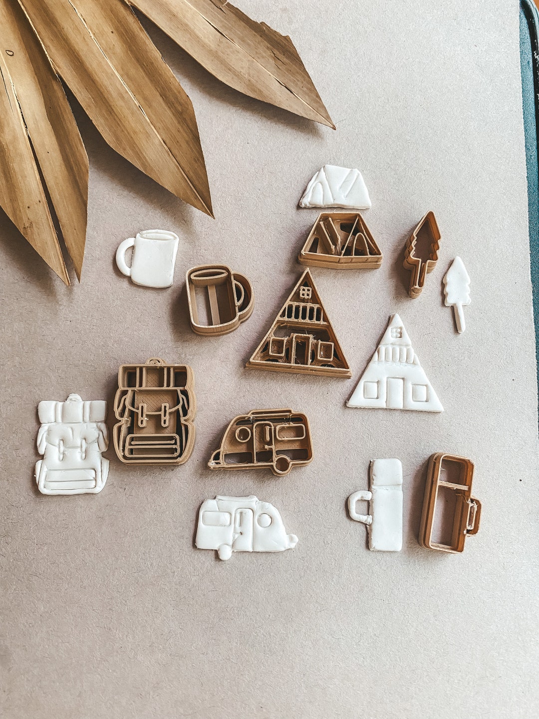 Camping Themed Polymer Clay Cutters Polymer Outdoor Themed Clay Cutters ...