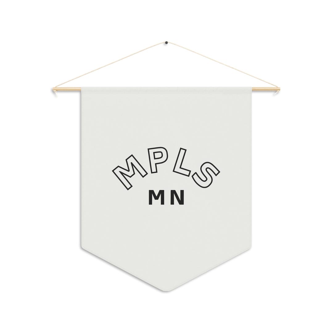Minneapolis Wall Decor Pennant Flag Home Decor Minnesota Home Decor ...