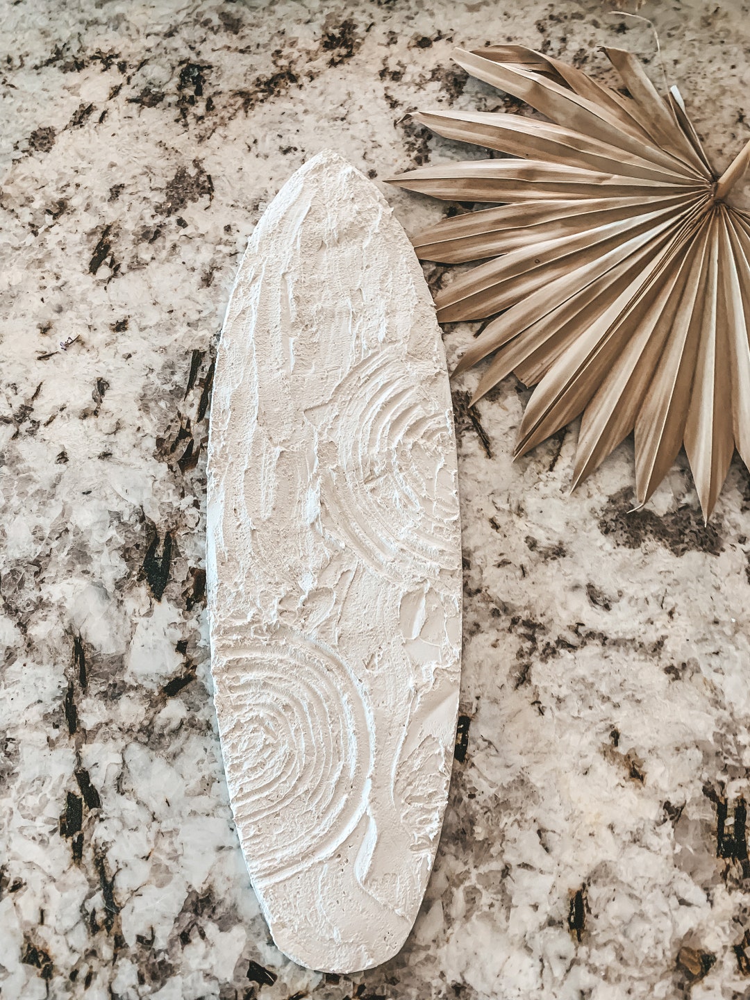 Surf Board Plaster Art Surfboard Wall Hanging Boho Surfing - Etsy