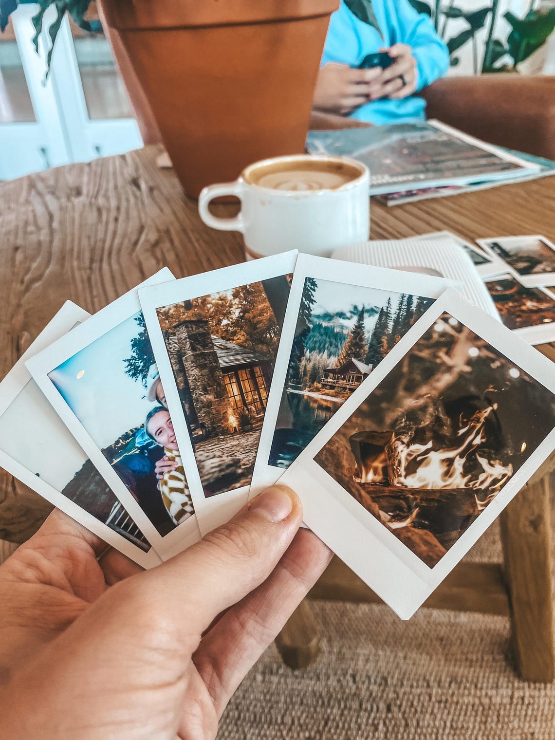 Minimalist Gift Modern Wave Arches Polaroid Memory Keepsake for Family ...