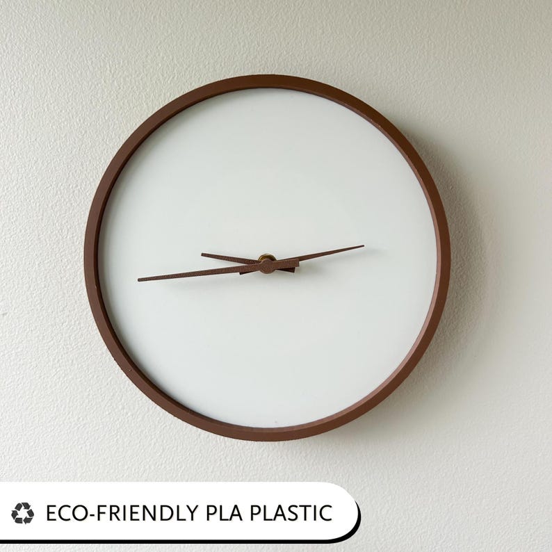Minimalist Clock Home Decor Simple Clock Office Decor Gift for ...