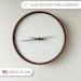 Minimalist Clock Home Decor Simple Clock Office Decor Gift for ...