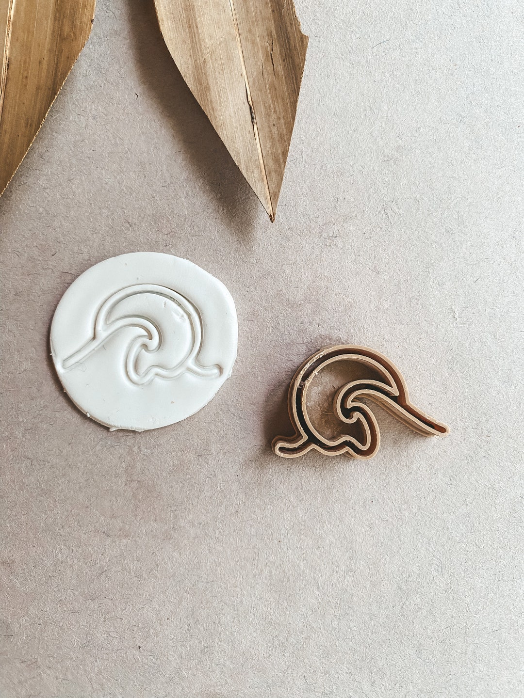 Ocean Wave Polymer Clay Cutters 3D Printed Polymer Clay Earring Cutters ...