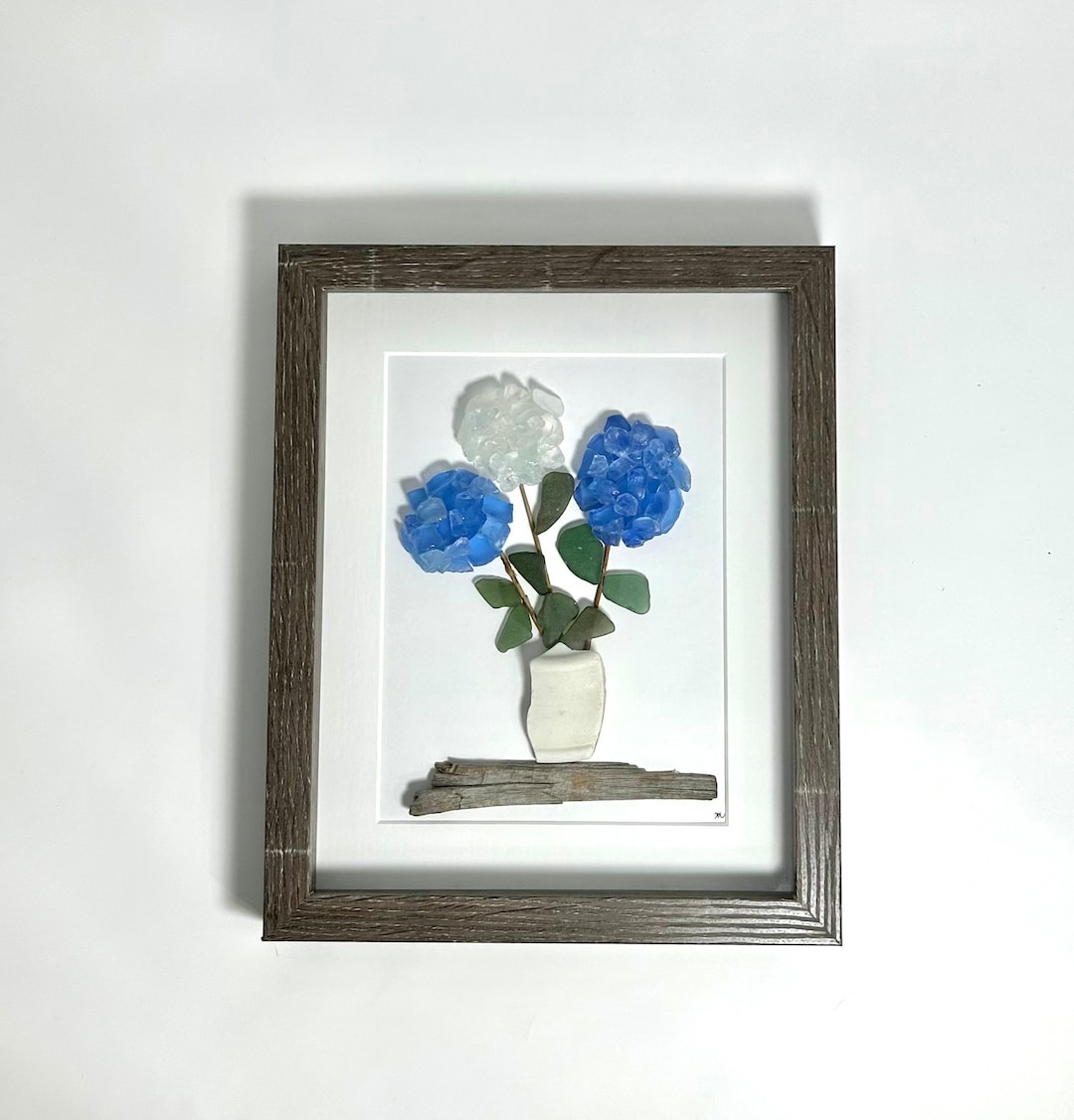 Sea Glass Hydrangea - Etsy UK