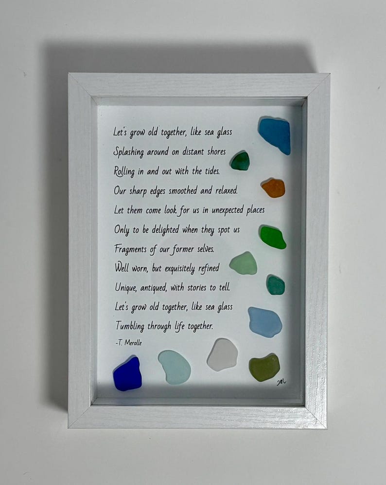 5x7 Tracy Poem "lets Grow Old Together..." T. Merolle - Etsy