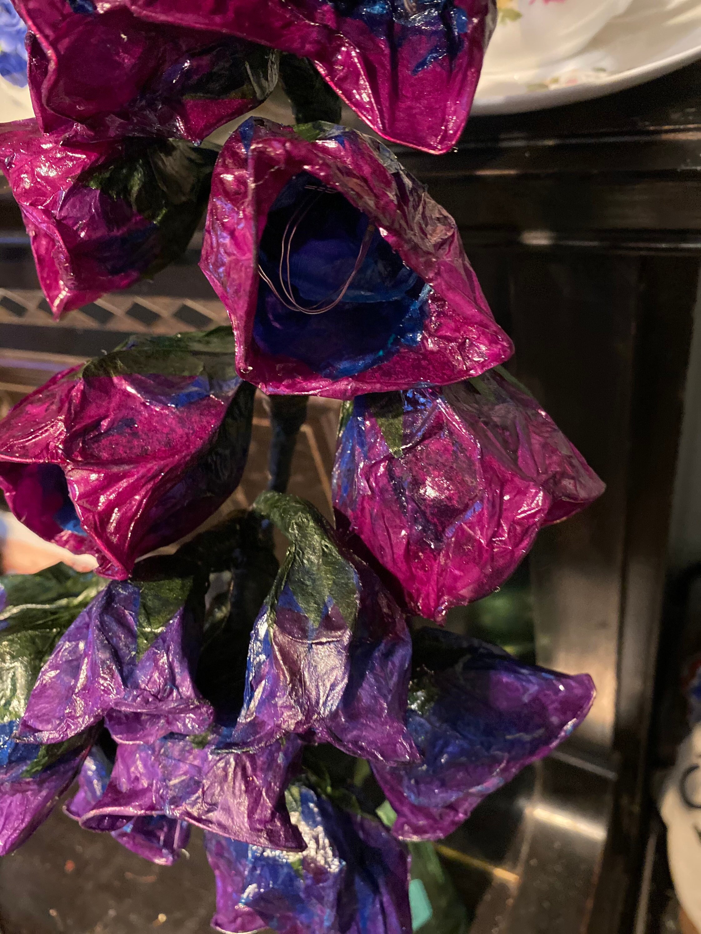 Bluebell Flower with LED Fairy Lights. Handmade Unique Home | Etsy