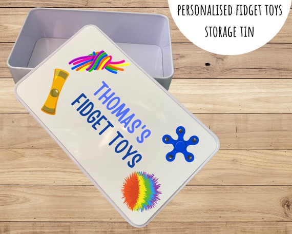 Fidget Toy Box Fidget Spinner Storage Gift for Children - Etsy
