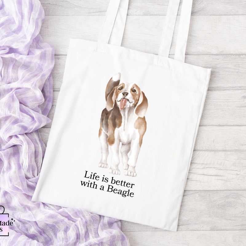 Beagle Tote Bag - Etsy