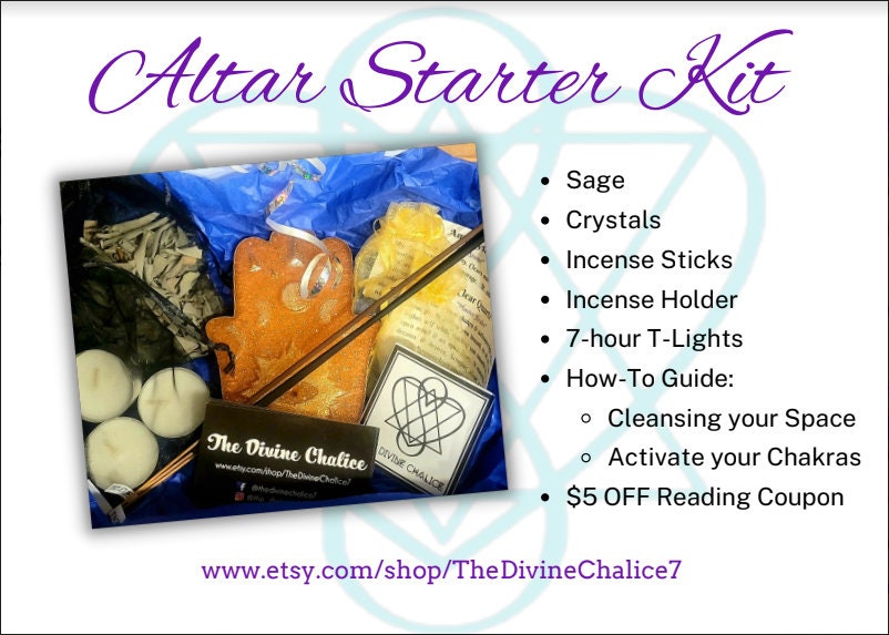 Altar Starter Kit / Ritual Kit / Spiritual Kit - Etsy