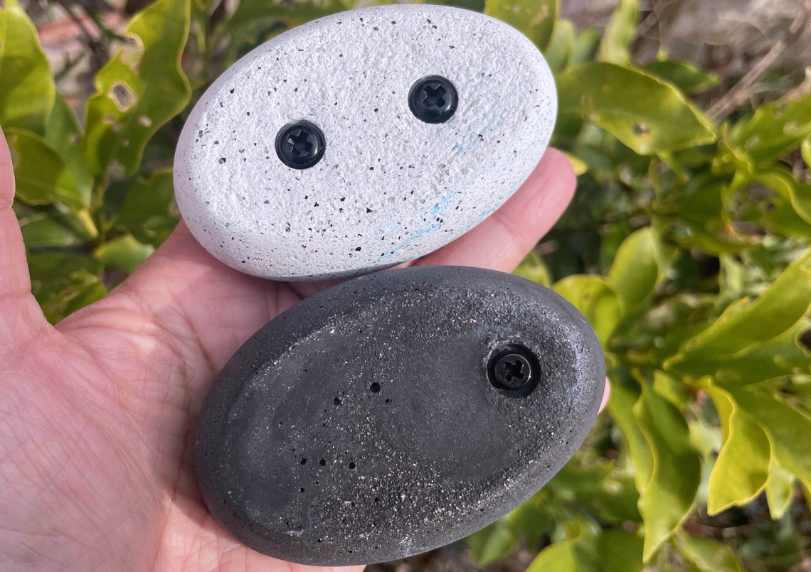 Cremation Art Stone/pebble Urn for Rock Painting, Cremation Memorial ...