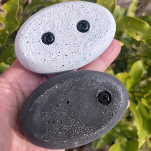 Cremation Art Stone/pebble Urn for Rock Painting, Cremation Memorial ...