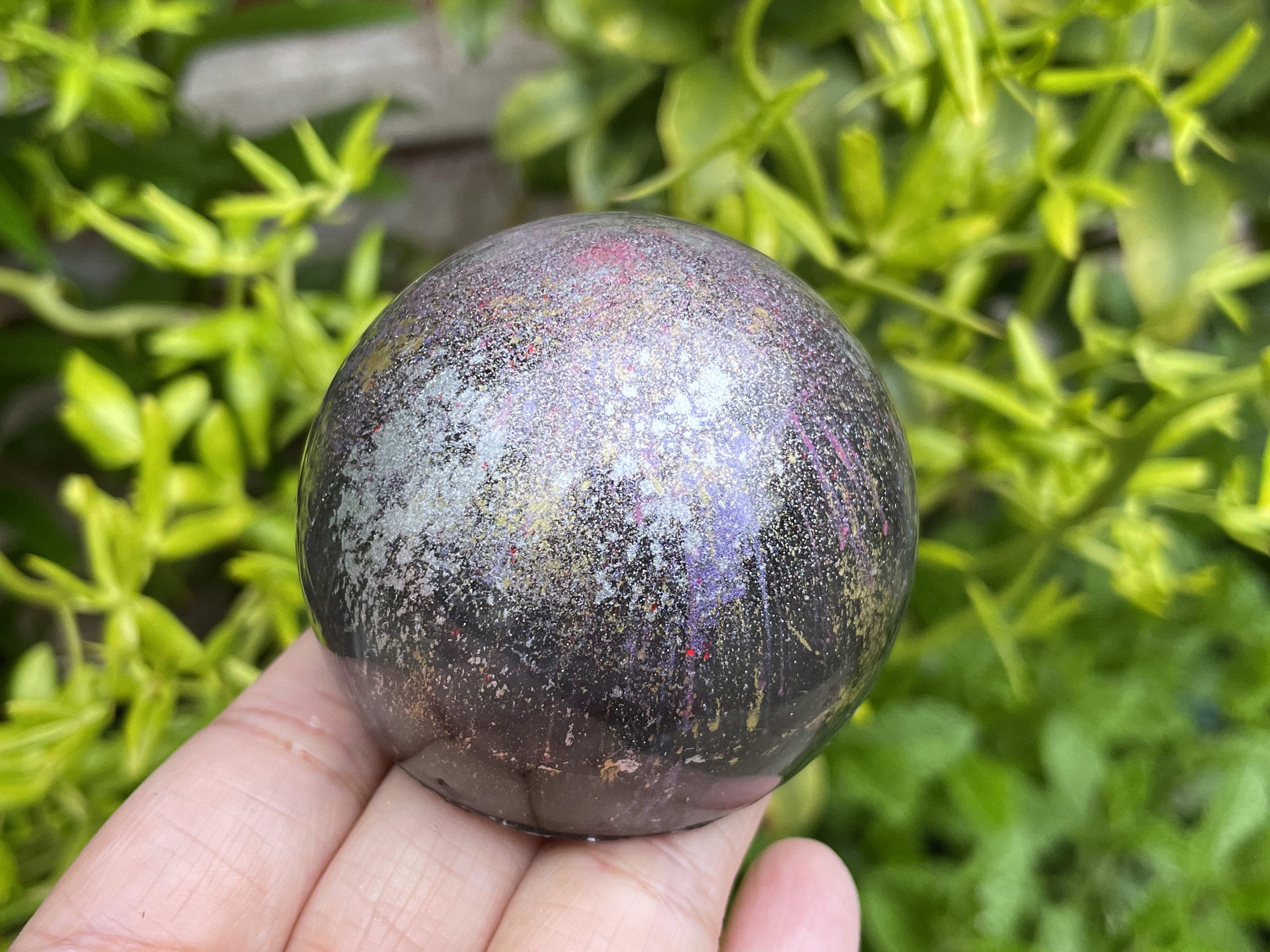 Galaxy Themed Sphere Cremation Urn Memorial Ashes Keepsake | Etsy UK