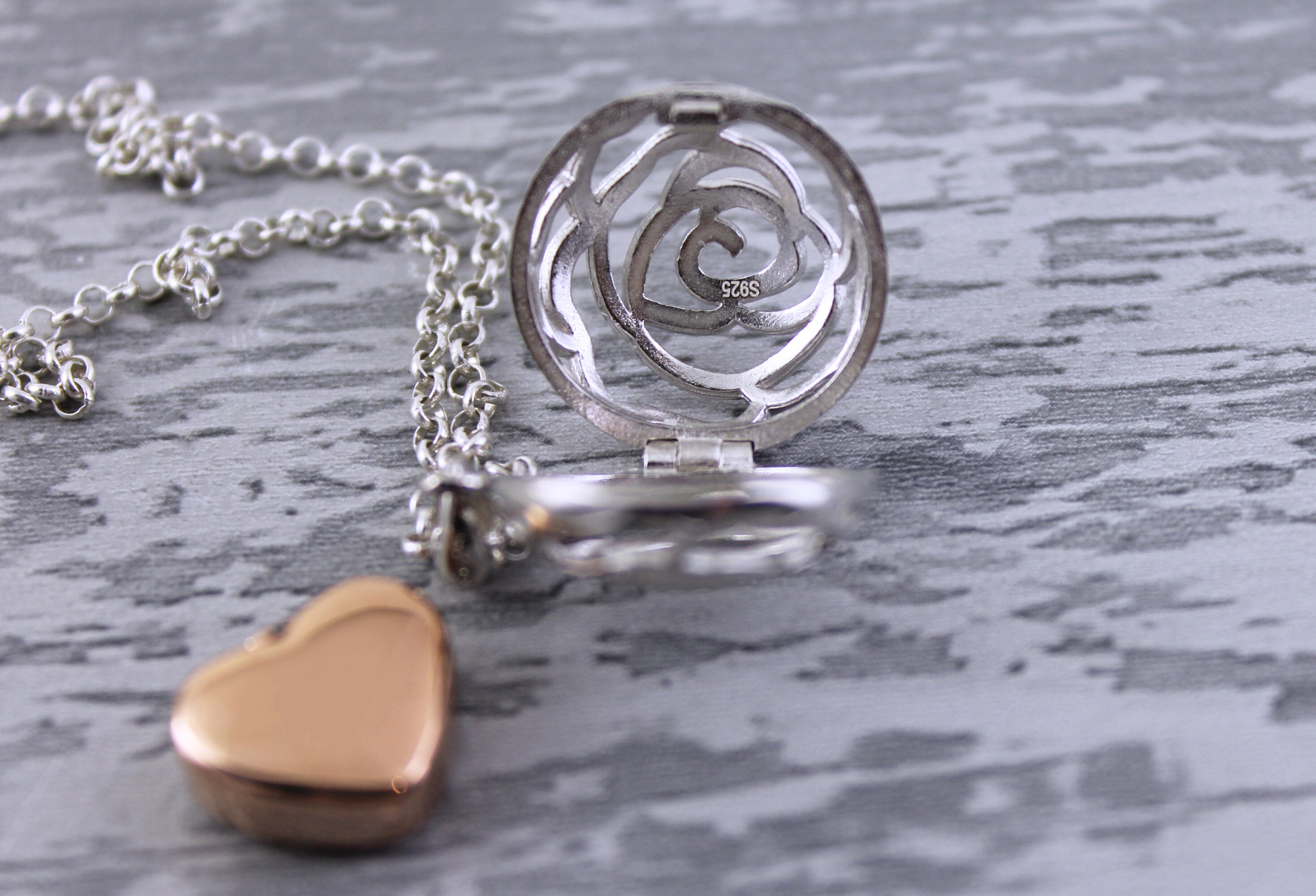 Sterling Silver Rose Flower Cage Locket Cremation Memorial - Etsy