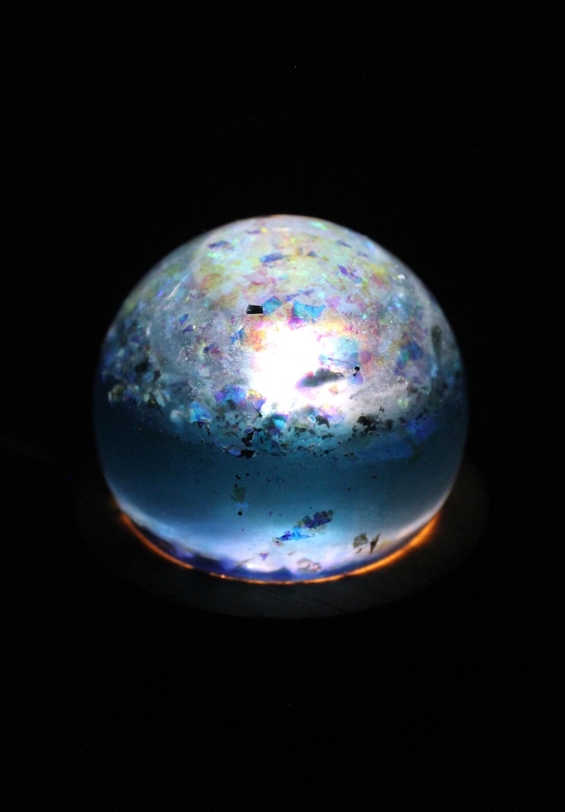 Reflections Effect Waterblue Sphere Cremation Urn Memorial - Etsy