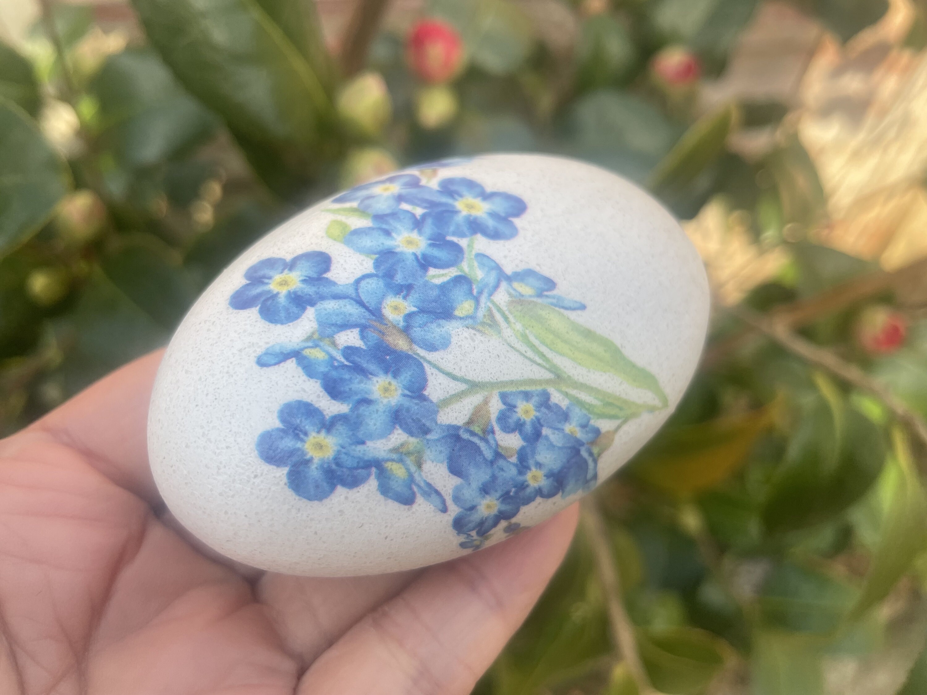 Forget Me Not Garden Pebble/stone Urn Cremation Memorial | Etsy